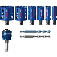 Bosch Expert 9 Piece Tough Material Universal Hole Saw Set Holesaws