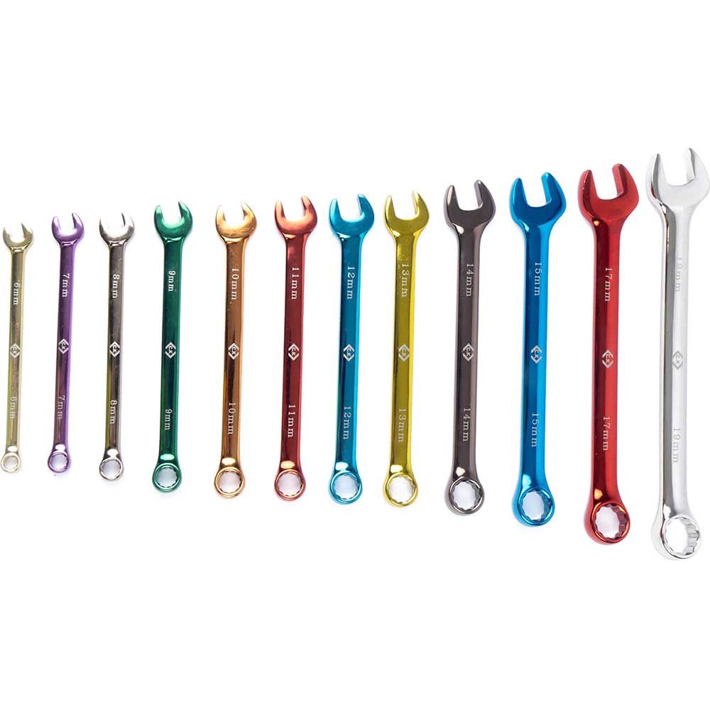CK 12 Piece Colour Coded Combination Spanner Set | Combination Spanners