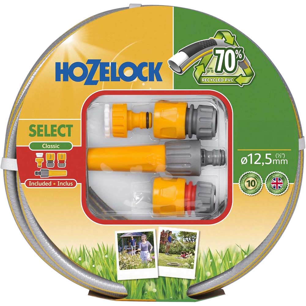 Hozelock Select Garden Hose Pipe And Fittings Set Hose Pipes