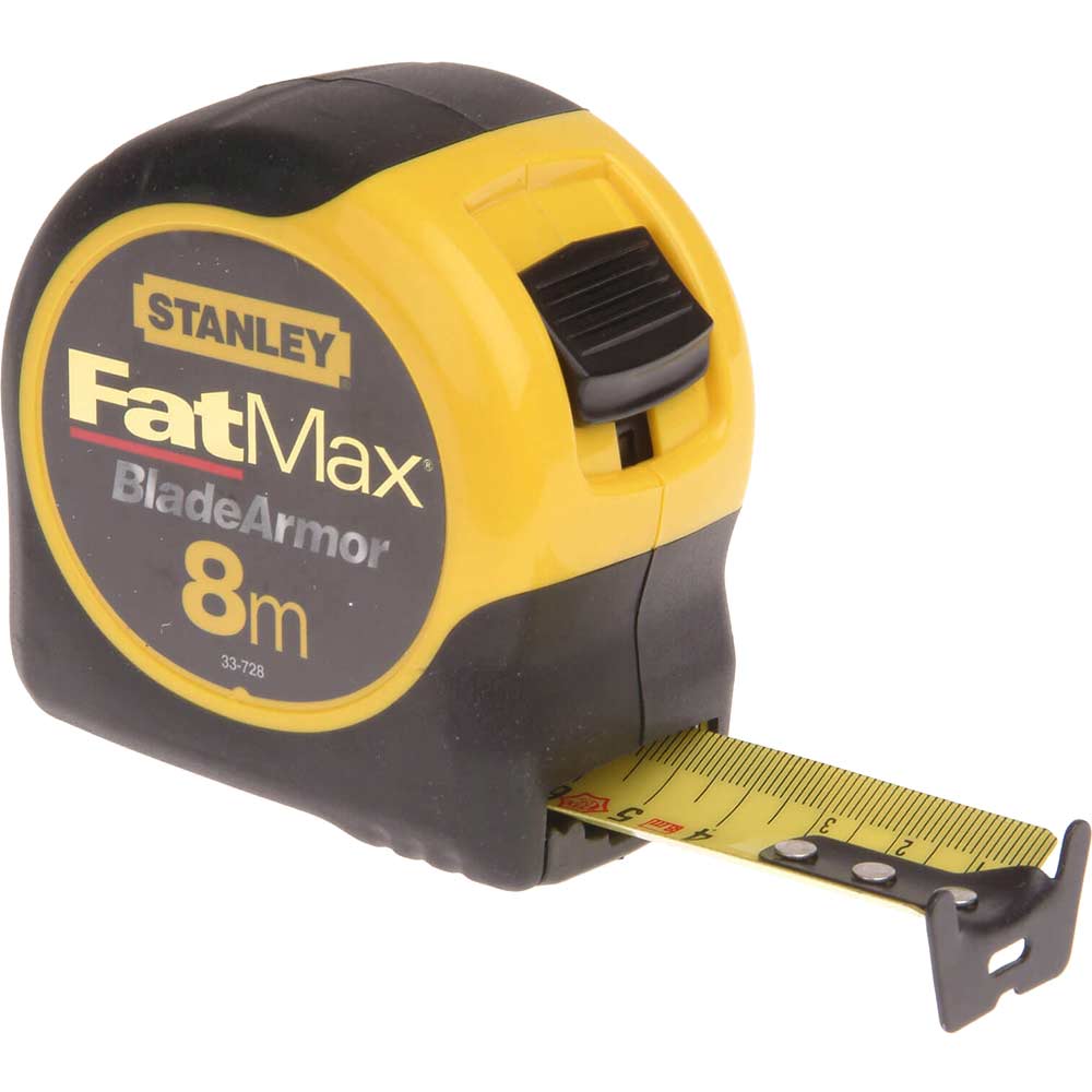 Stanley Fatmax 8m Tape Measure Metric Only : Tooled-Up.com Stanley Fatmax 8m Tape Measure Metric Only : Tooled-Up.com