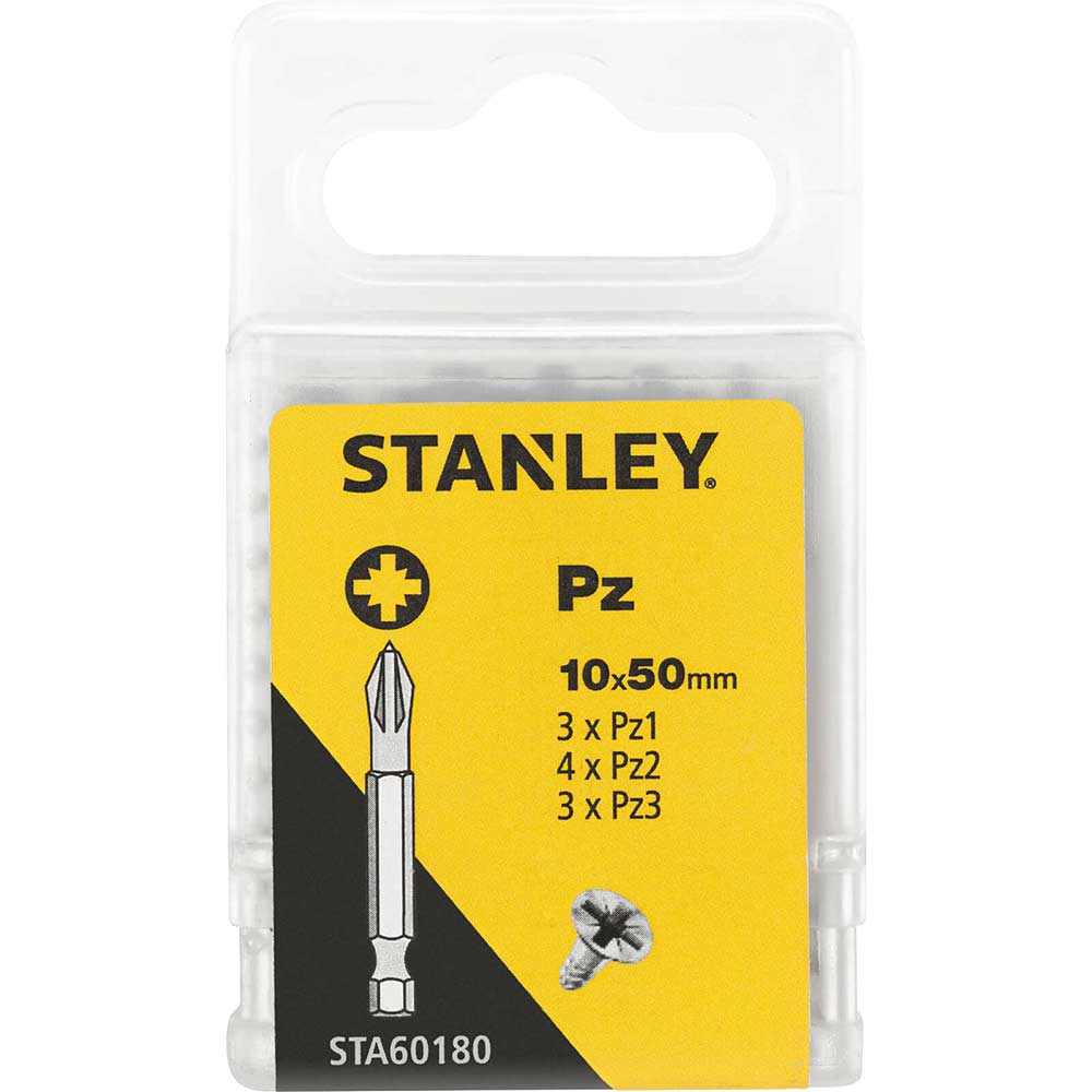 Stanley Mixed Pozi Screwdriver Bits | Screwdriver Bits