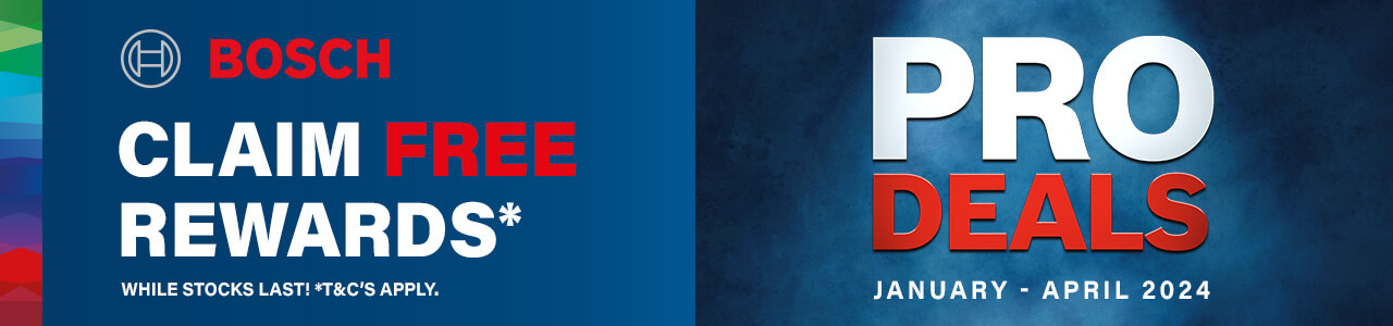 Bosch ProDeals Claim Free Rewards