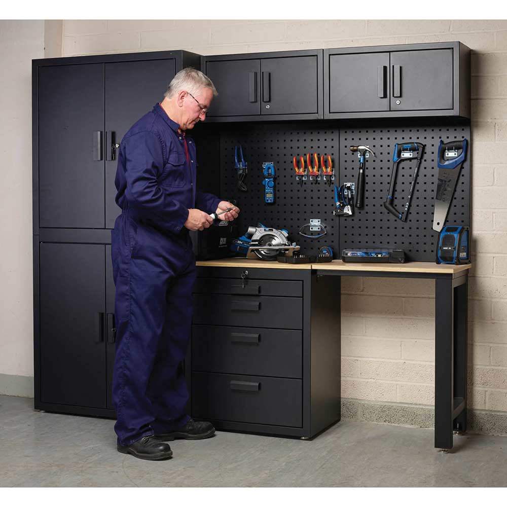 Draper Single Garage Workstation Tool Cabinets
