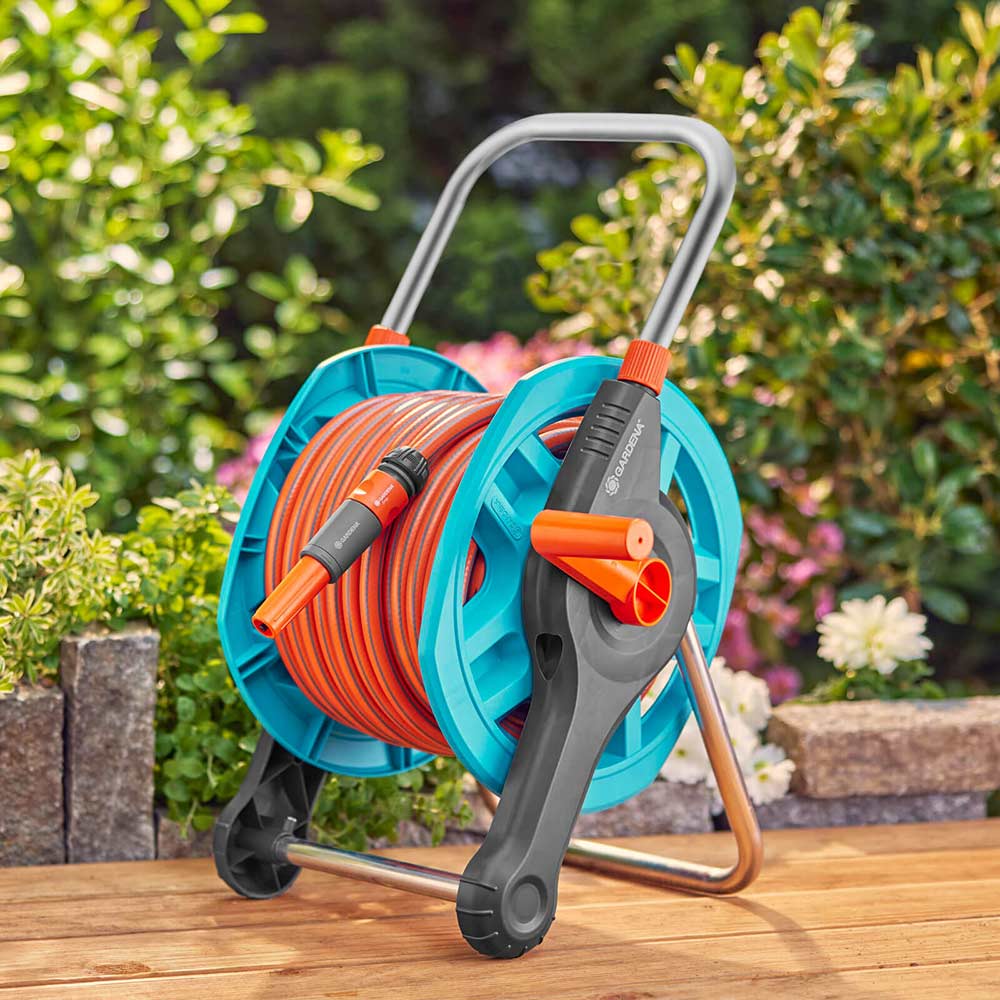 Gardena Basic Floor and Wall Hose Reel Hose Reels