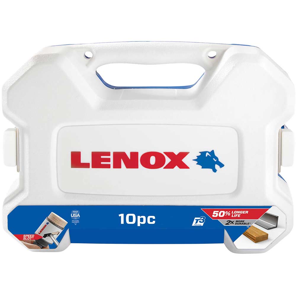 Lenox 10 Piece Electricians Hole Saw Set Holesaws