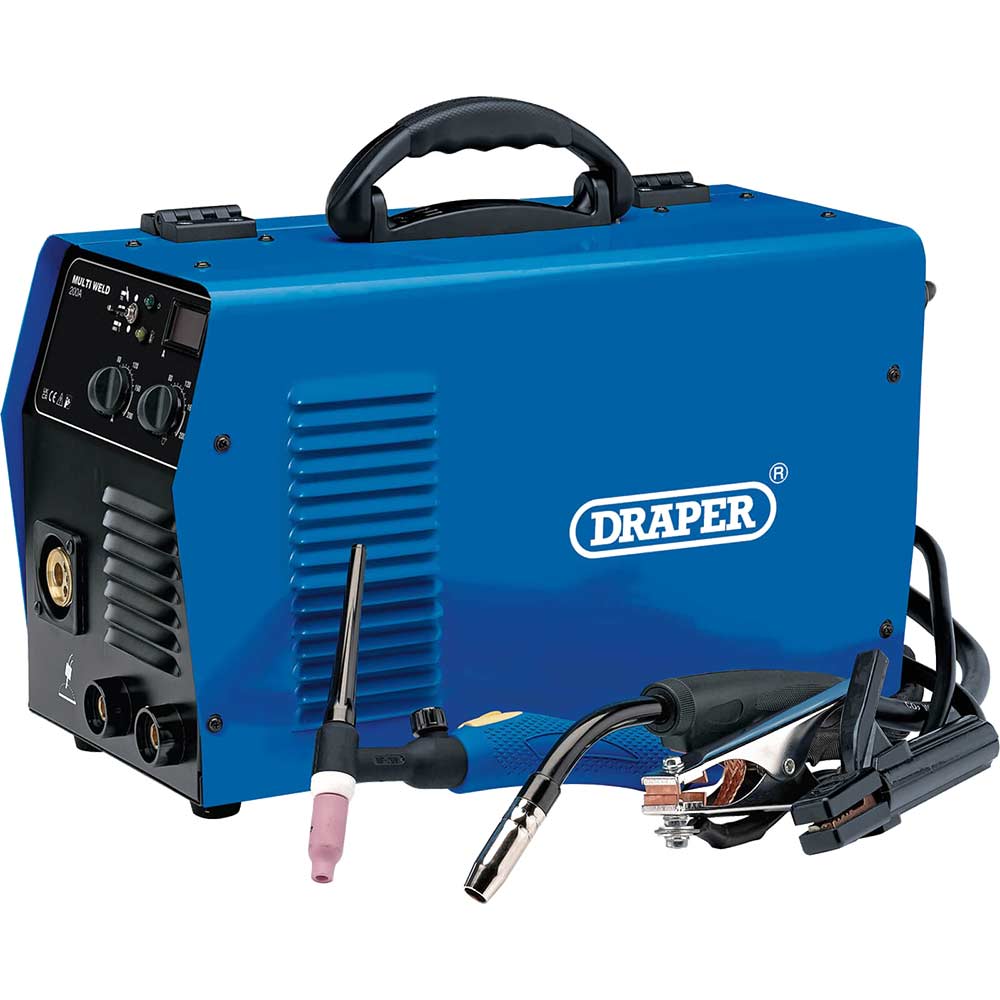 Draper MPW200 200Amp MIG, TIG and MMA Inverter Welder | Inverter Welders
