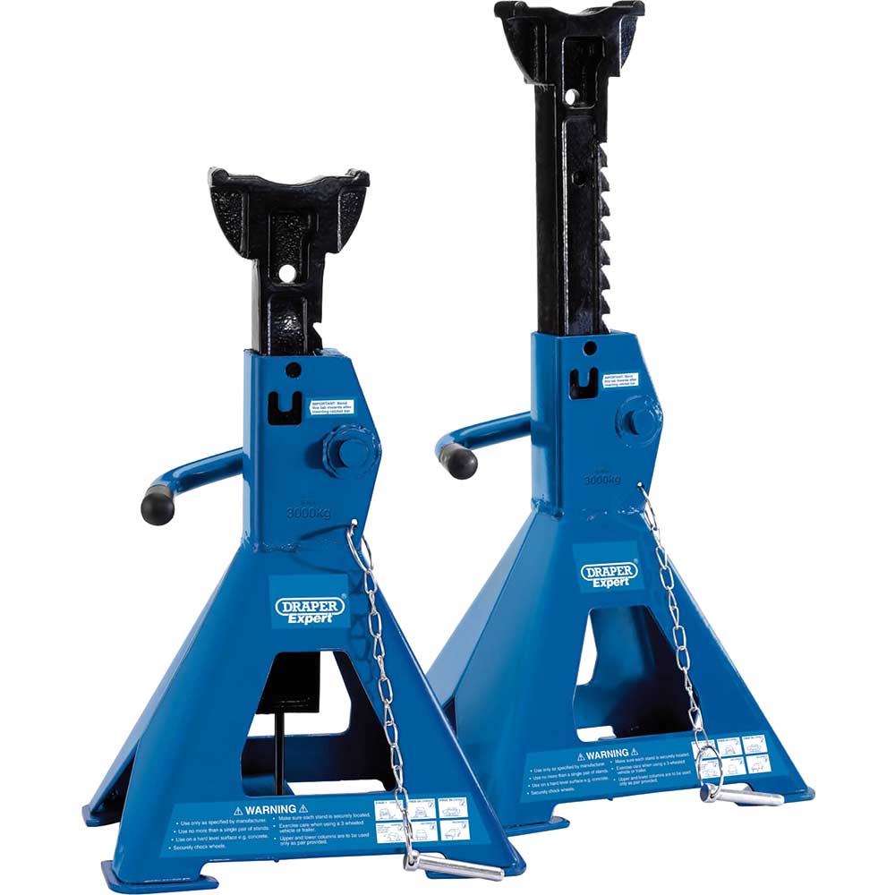 Draper Pneumatic Rise Ratcheting Axle Stands | Axle Stands