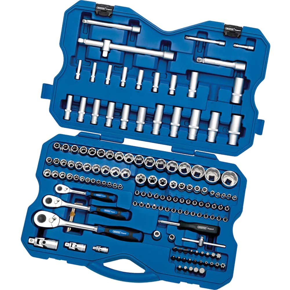 Draper Expert 149 Piece Combination Drive Hex Socket and Bit Set Metric ...