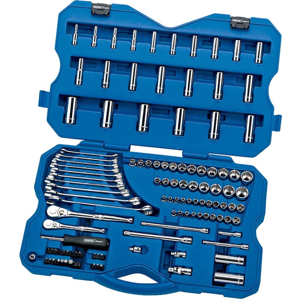 Draper Expert 114 Piece Combination Drive Hex and Bi Hex Socket ...