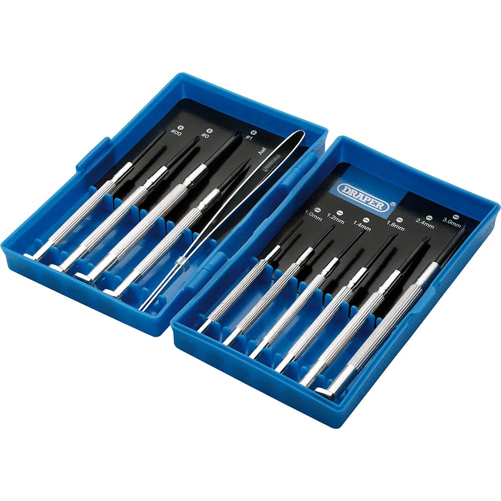 Draper 11 Piece Precision Screwdriver Set | Screwdrivers