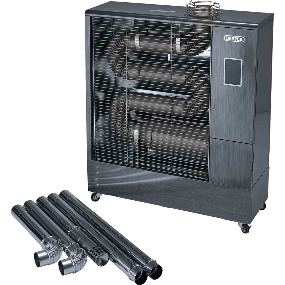 Draper Far Infrared Diesel Heater and Flue Kit | Infrared Heaters