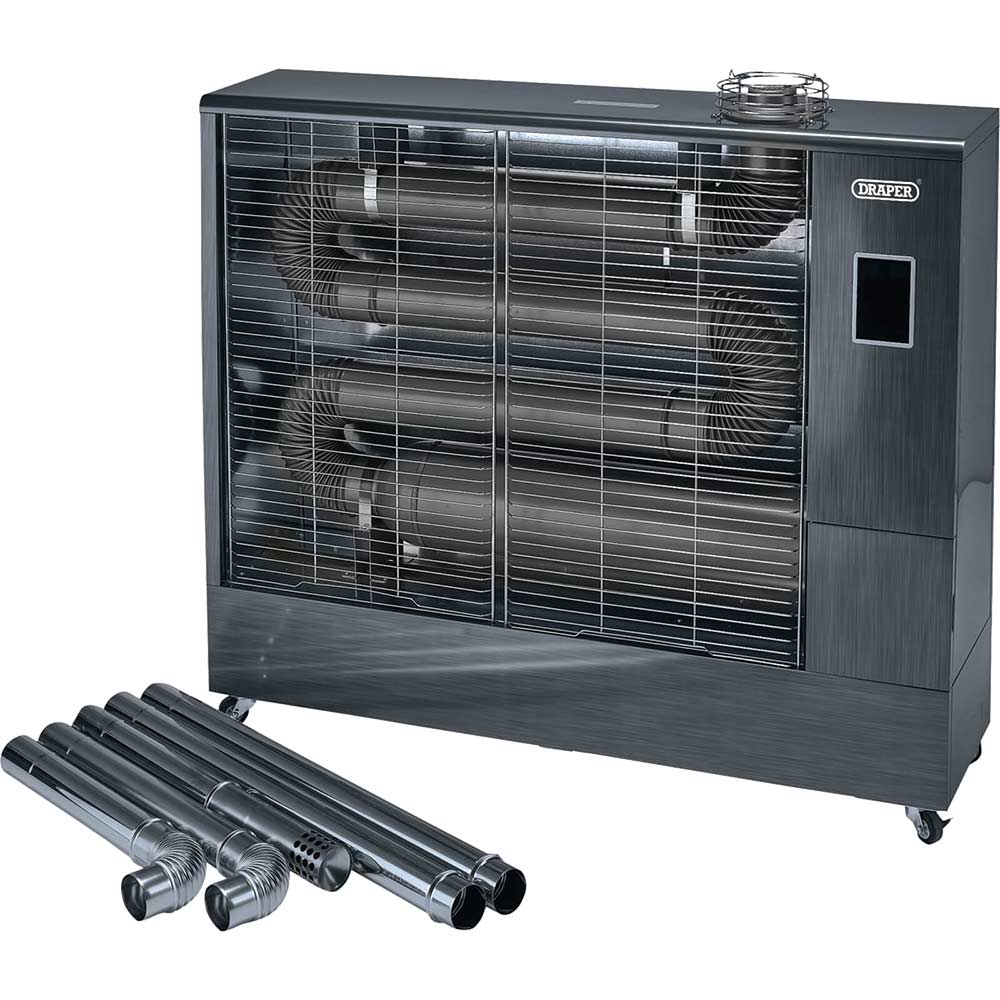 Draper Far Infrared Diesel Heater and Flue Kit | Infrared Heaters