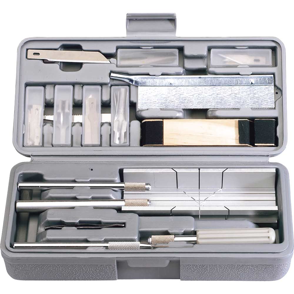 Draper 29 Piece Modellers Knife and Tool Kit | Precision Knives