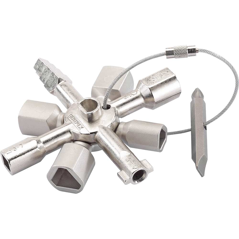 Knipex Twin 4 Way Service Utility Key | Utility Keys