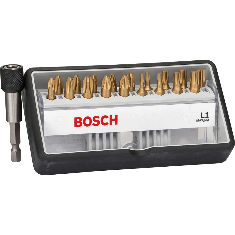 Bosch 19 Piece Max Grip Screwdriver Bit Set | Screwdriver Bits