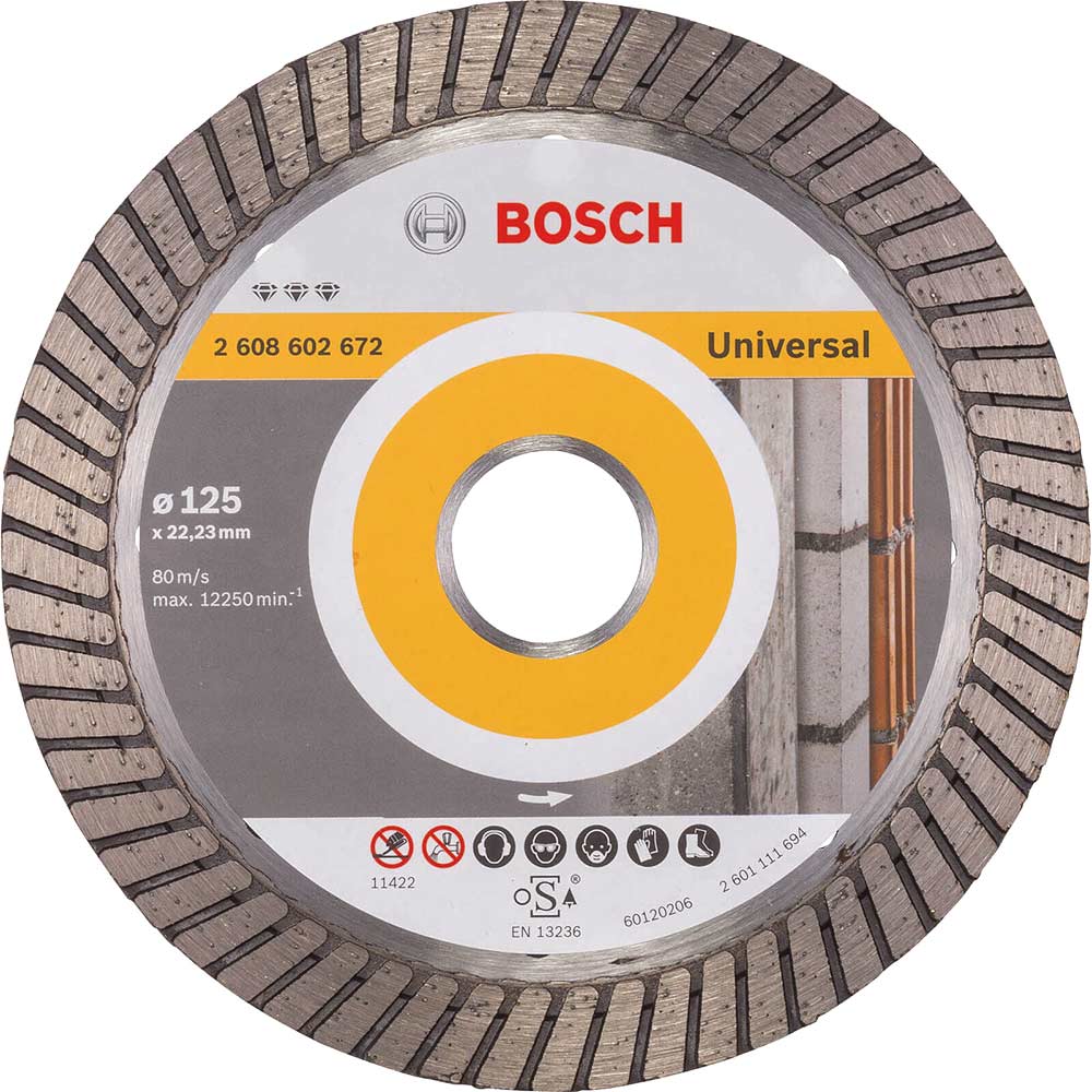 Bosch Turbo Universal Diamond Cutting Disc | Cutting Discs