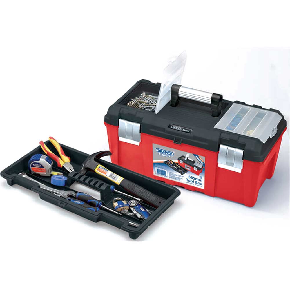 Draper Expert Plastic Tool Box and Tote Tray | Tool Boxes