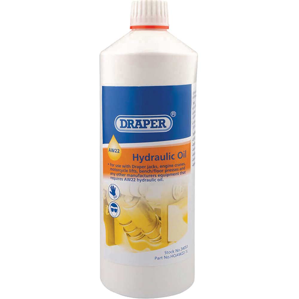 Draper AW22 Hydraulic Jack Oil | Jack and Stand Accessories