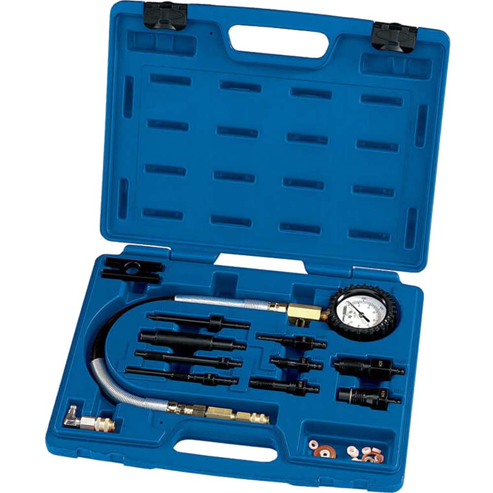 Draper Expert 12 Piece Diesel Engine Compression Test Kit | Diesel ...