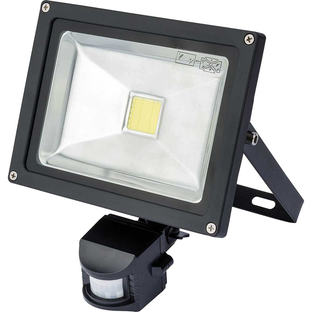 Draper Expert COB LED Wall Mounted Flood Light and Detector | Security ...