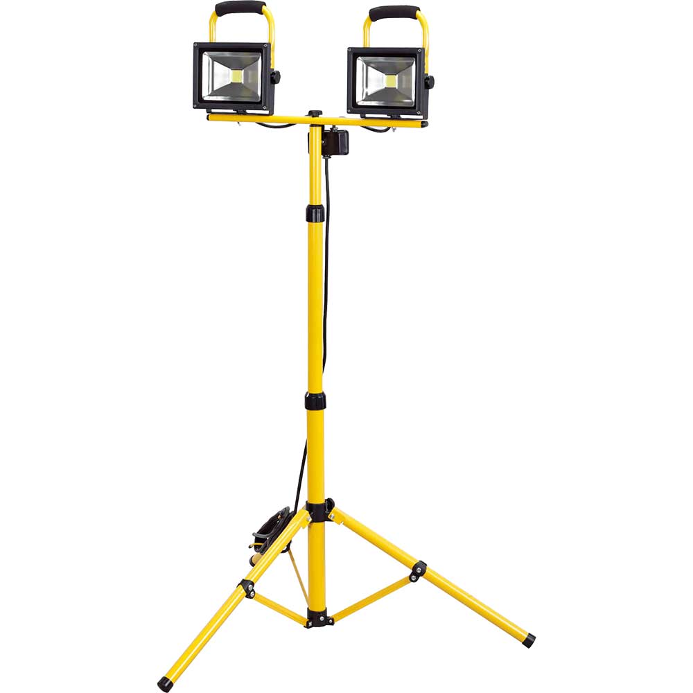 Draper Expert 20w Twin COB LED Worklamp and Tripod | Work Lights