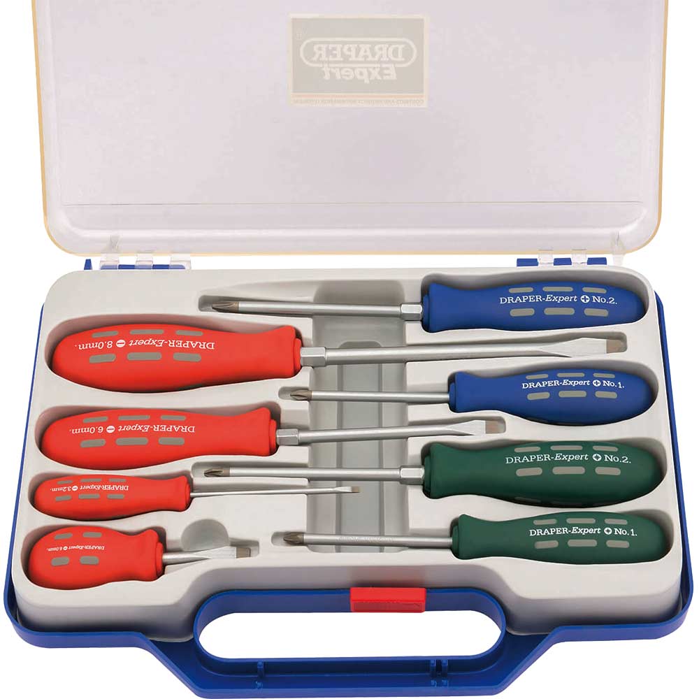 Draper 8 Piece Screwdriver Set | Screwdrivers