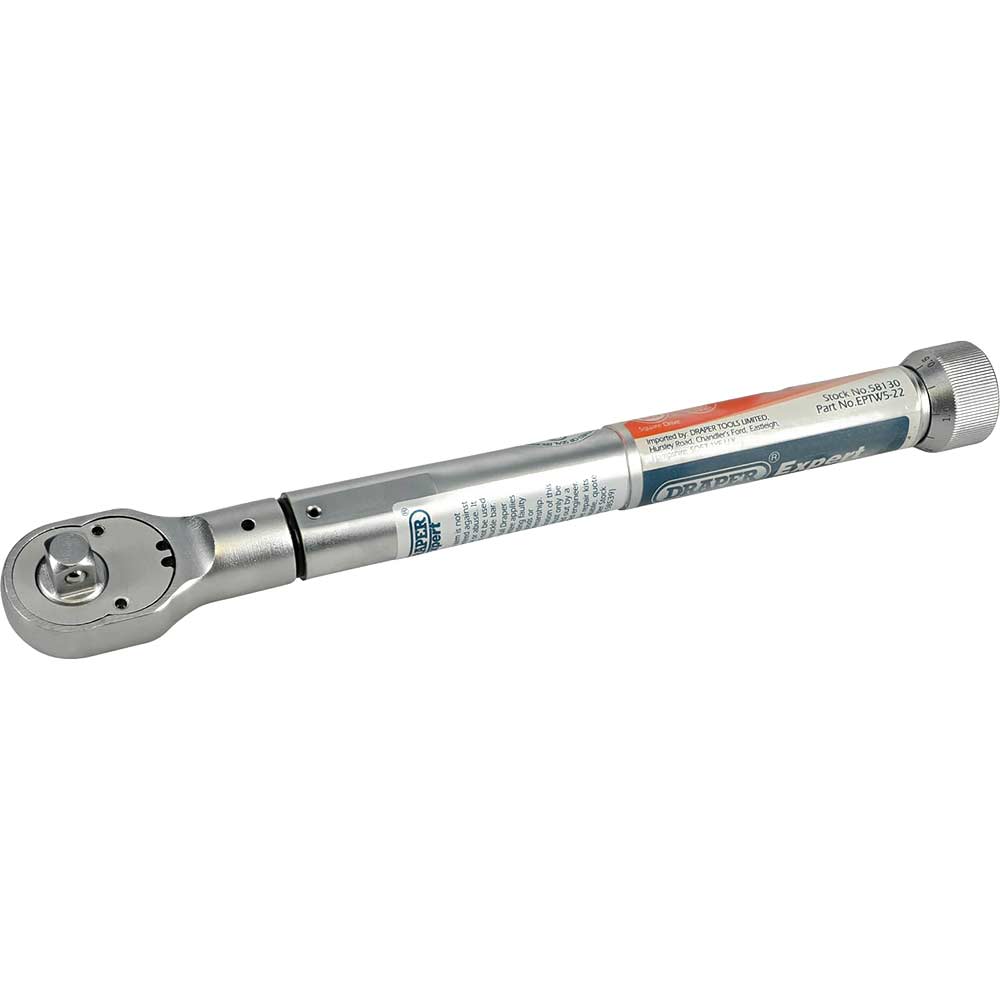 Draper EPTW5-22 3/8" Drive Precision Torque Wrench | Torque Wrenches ...