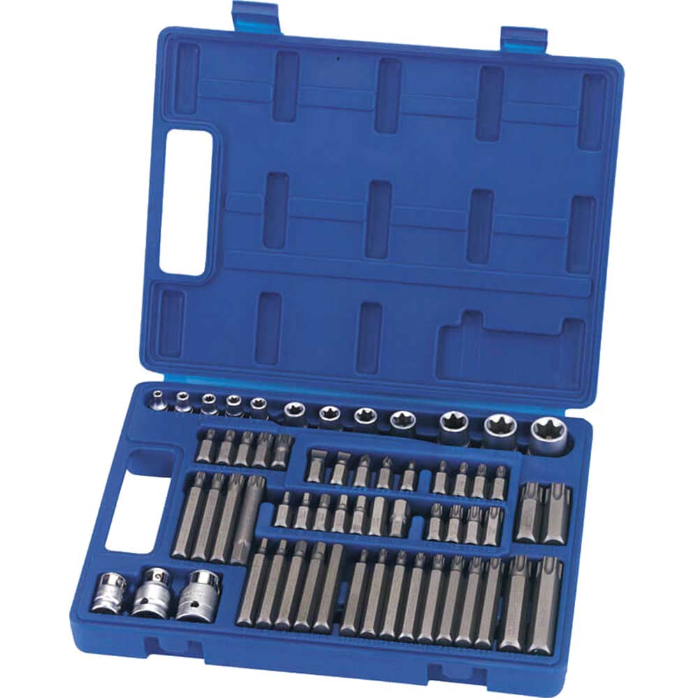 Draper Expert 61 Piece Combination Drive Torx Socket and Screwdriver ...