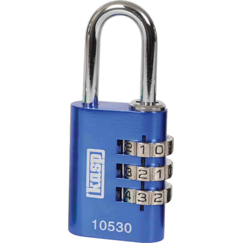 Kasp Aluminium Combination Coloured Padlock | Padlocks