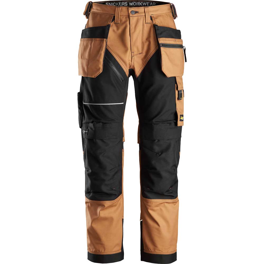 Snickers 6214 Mens Ruff Work Canvas Trousers Holster Pockets | Trousers