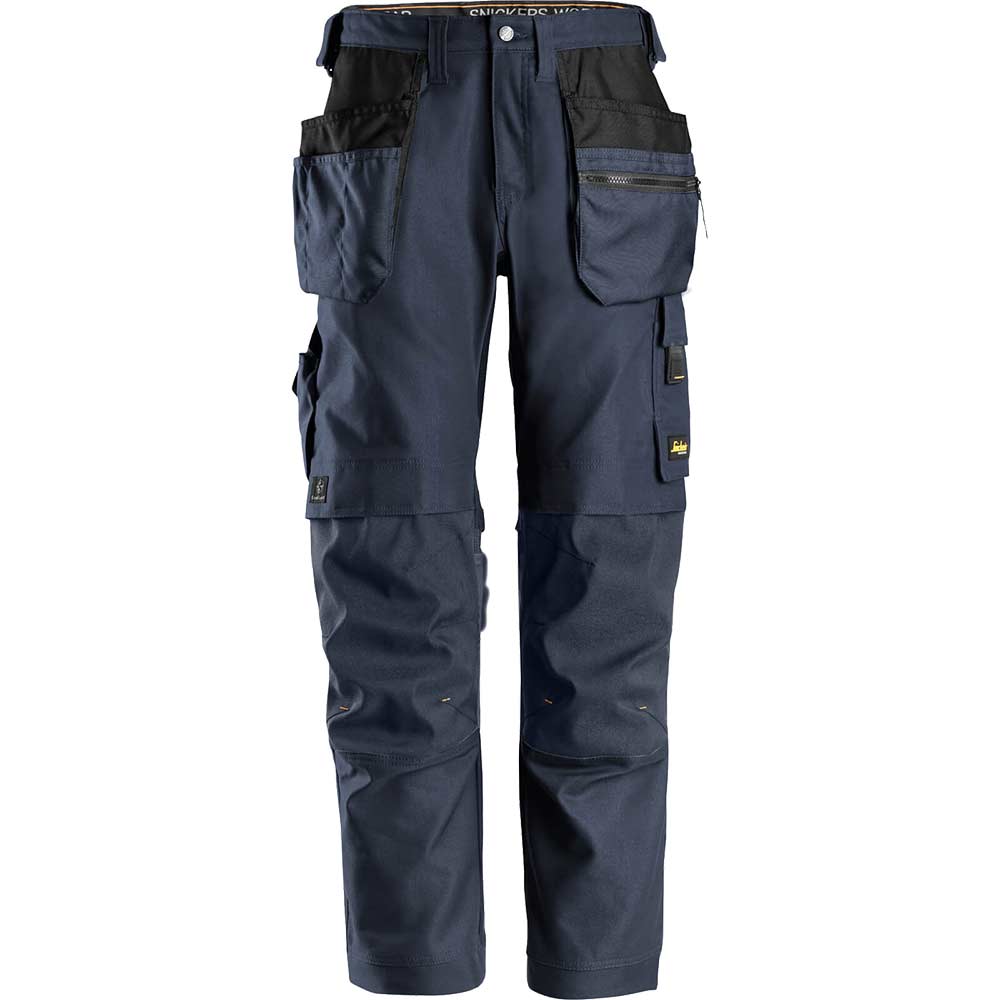 Snickers 6224 Mens Allround Work Canvas Stretch Fit Work Trousers ...