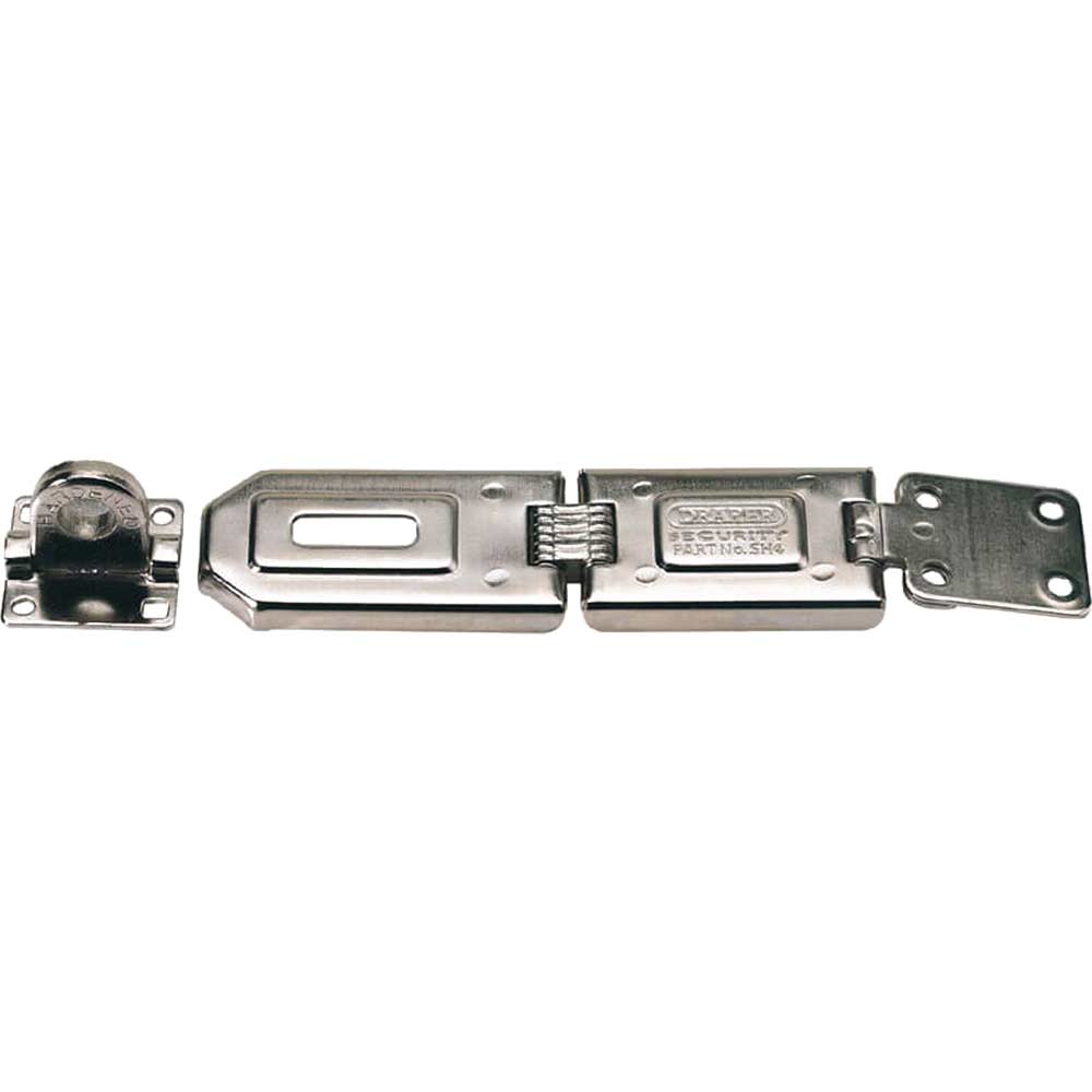 Draper Heavy Duty Single Hinge Steel Hasp and Staple | Hasps & Staples