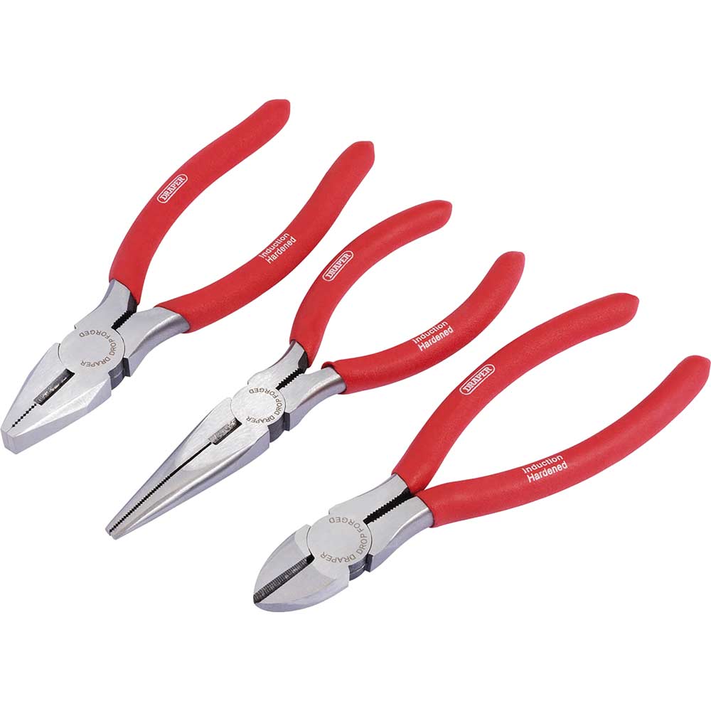 Draper Redline 3 Piece Pliers Set | Plier Sets