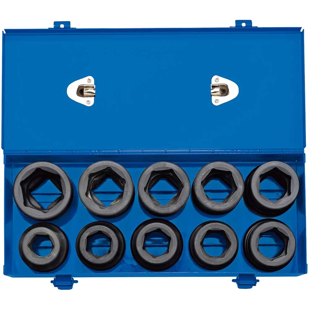 Draper Expert 8 Piece 1/2" Drive Hexagon Impact Socket Bit Set Metric 1/2"