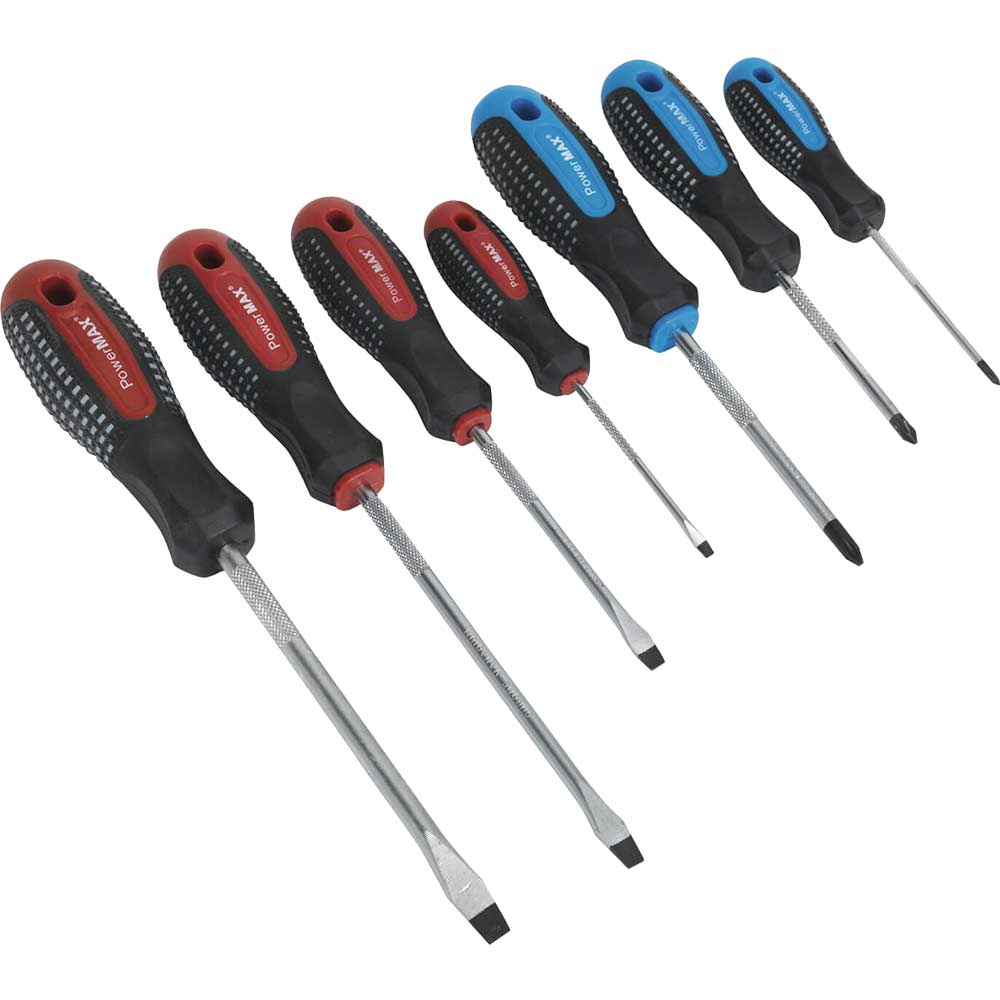 Sealey PowerMAX 7 Piece Screwdriver Set | Screwdrivers