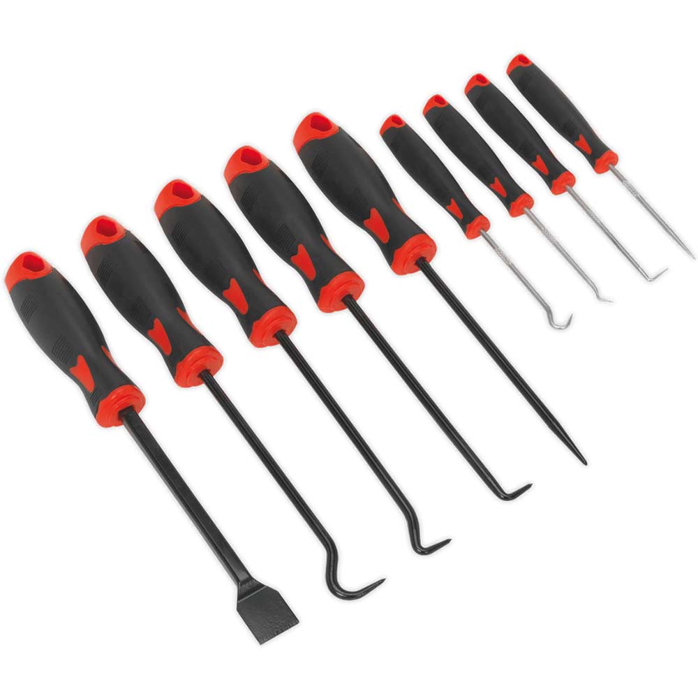 Sealey 9 Piece Hook and Scraper Set | Scrapers