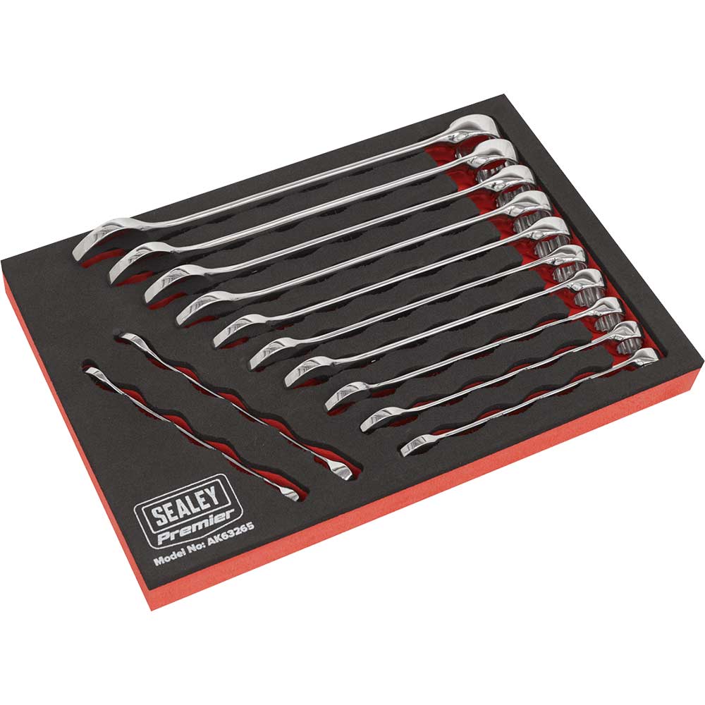 Sealey 12 Piece Combination Spanner Set in Module Tray | Combination ...
