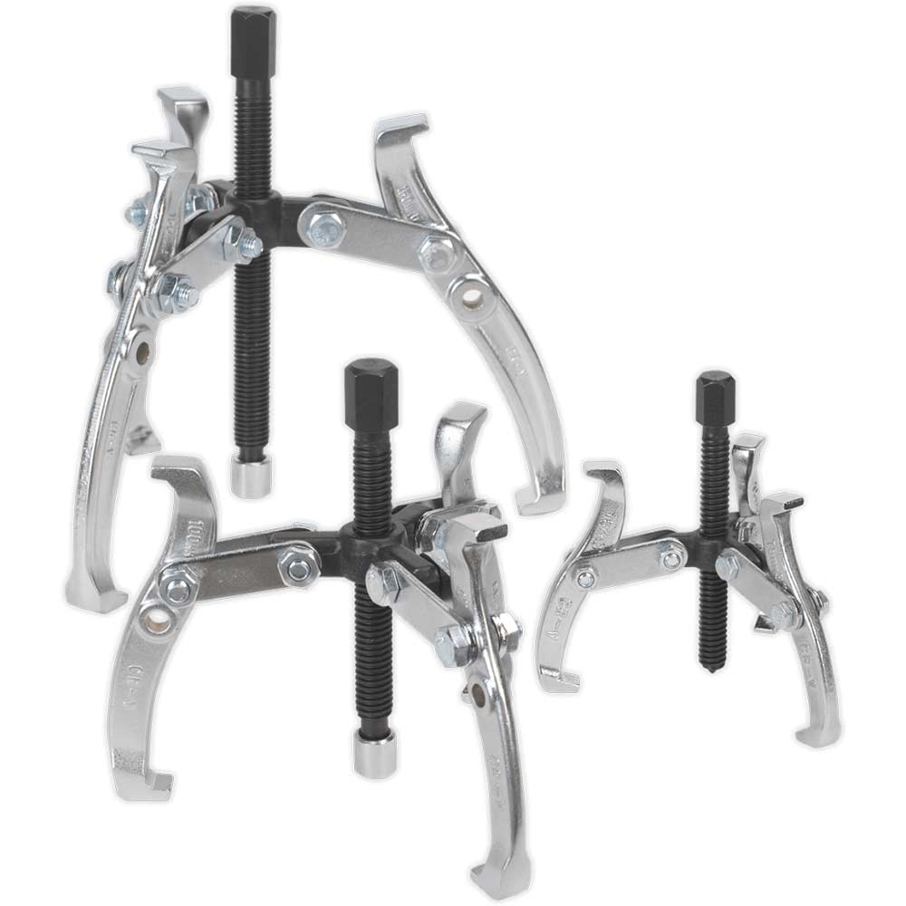Sealey AK78 3 Piece Triple Leg Gear Puller Set | Pullers