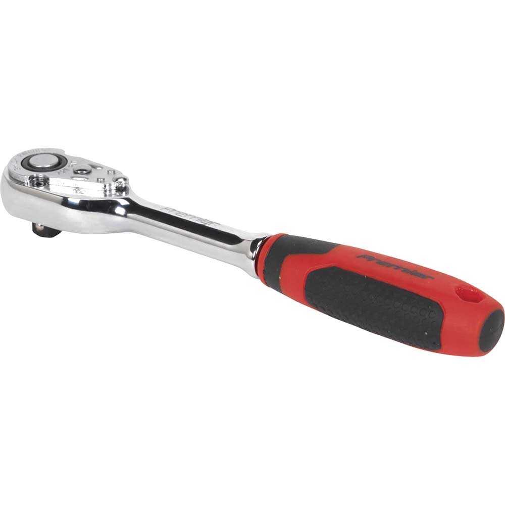 Sealey 1/4" Drive High Torque Ratchet with Anti Slip Handle | Ratchets