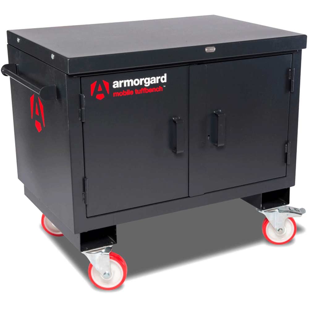 Armorgard Mobile Tuffbench Secure Cabinet and Workbench | Workbenches