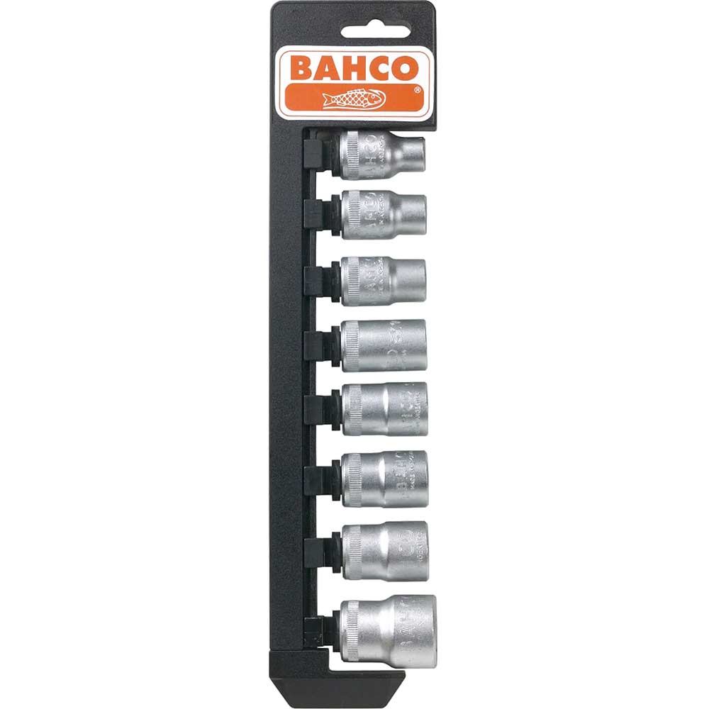 Bahco 16 Piece 1/2" Drive Hex Socket Set Metric | Socket Sets