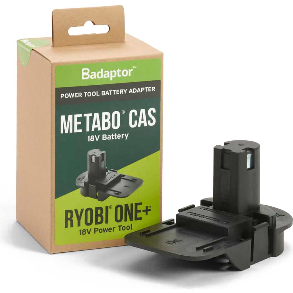 Badaptor Battery Adaptor Metabo CAS 18v Battery to Ryobi One+ Power ...