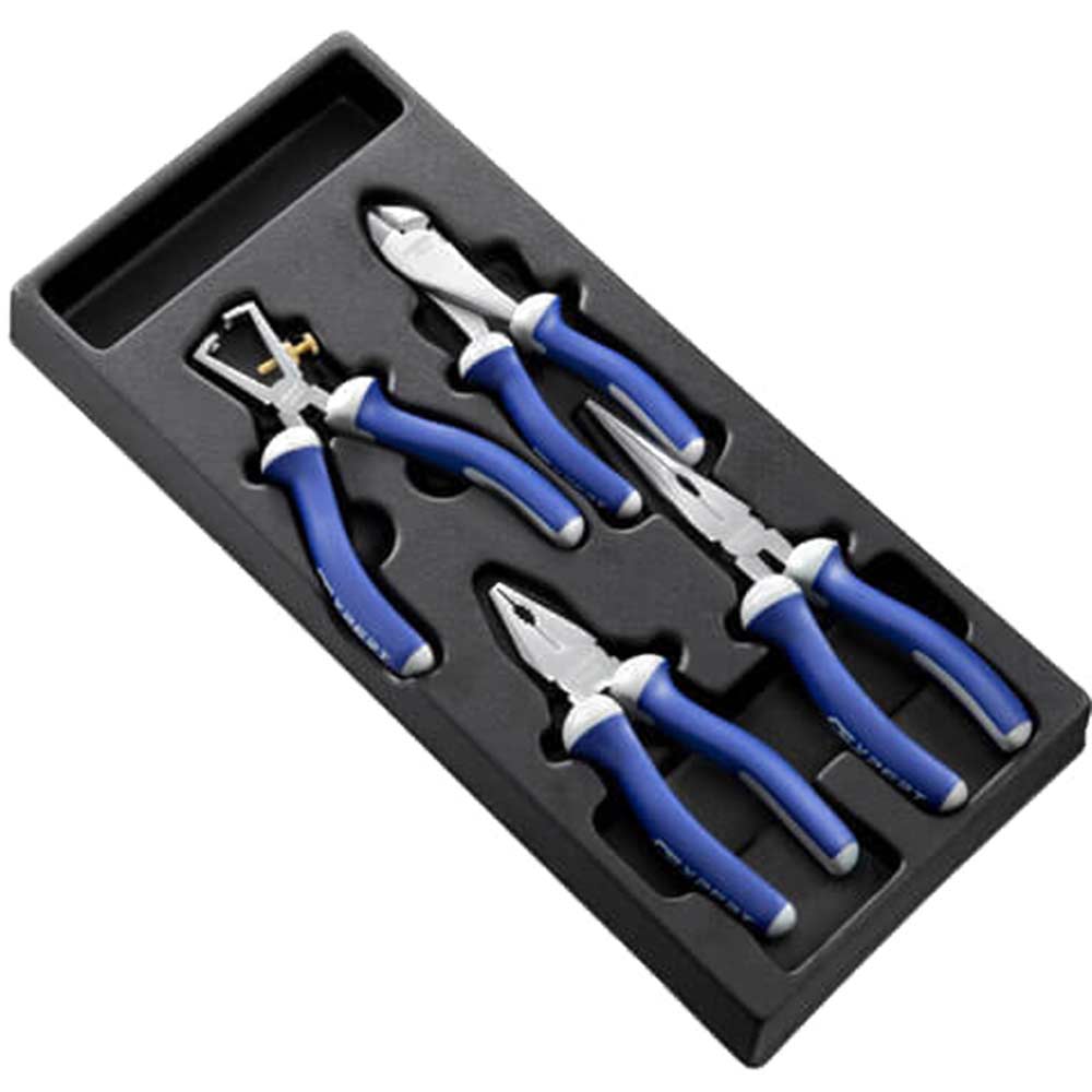Britool Expert 4 Piece Mechanics Pliers Set in Module Tray | Module ...