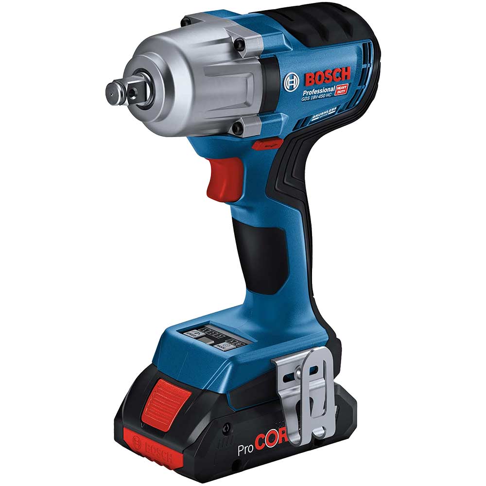 Bosch GDS 18V-450 HC 18v Cordless Brushless 1/2" Impact Wrench | Impact ...