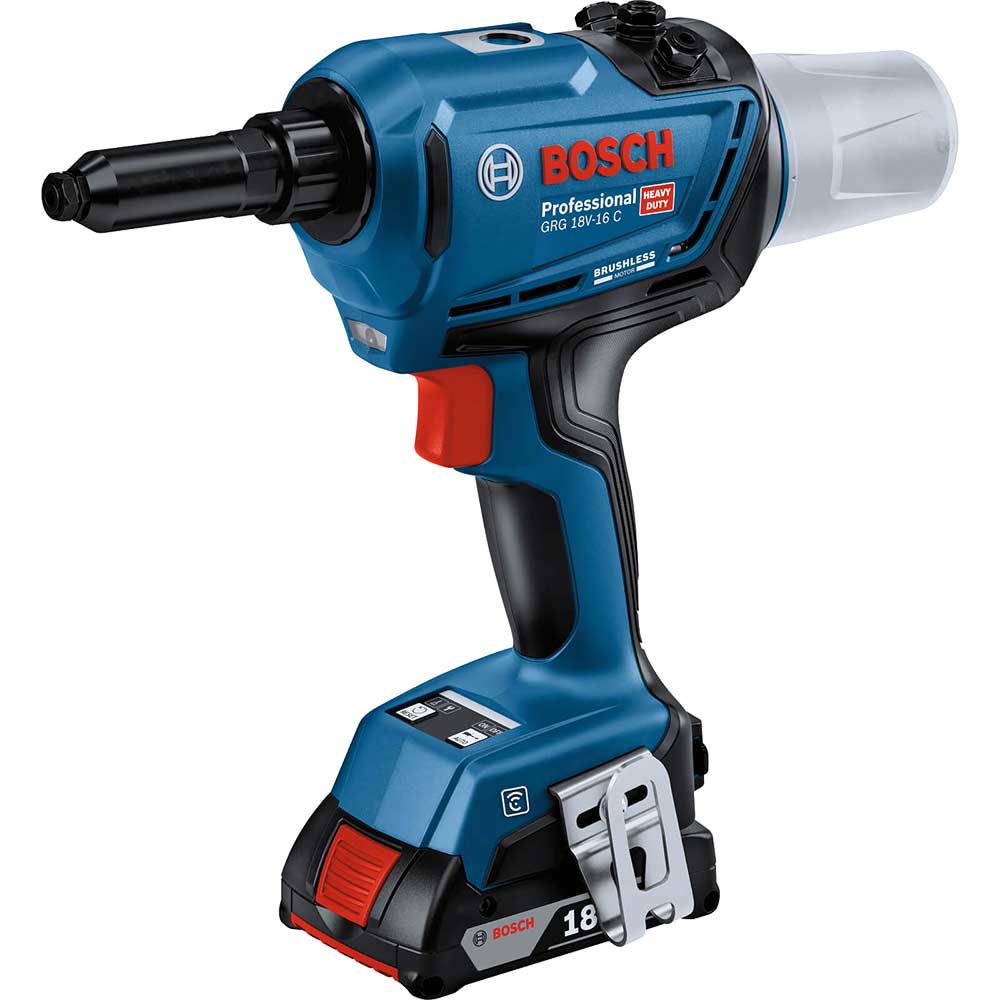 Bosch GRG 18V-16 C 18v Cordless Brushless Pop Rivet Gun | Rivet Guns