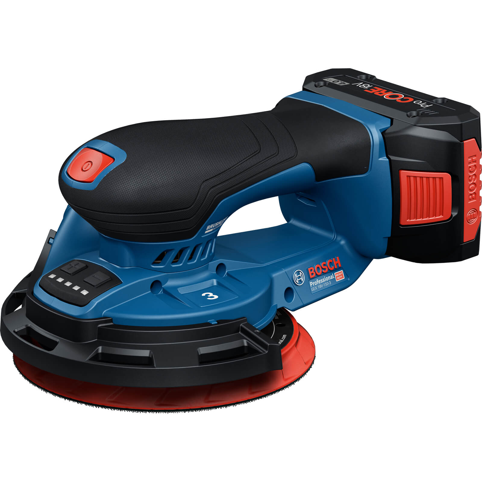 Bosch GEX 18V-150-3 18v Cordless Random Orbit Sander 150mm | Disc Sanders