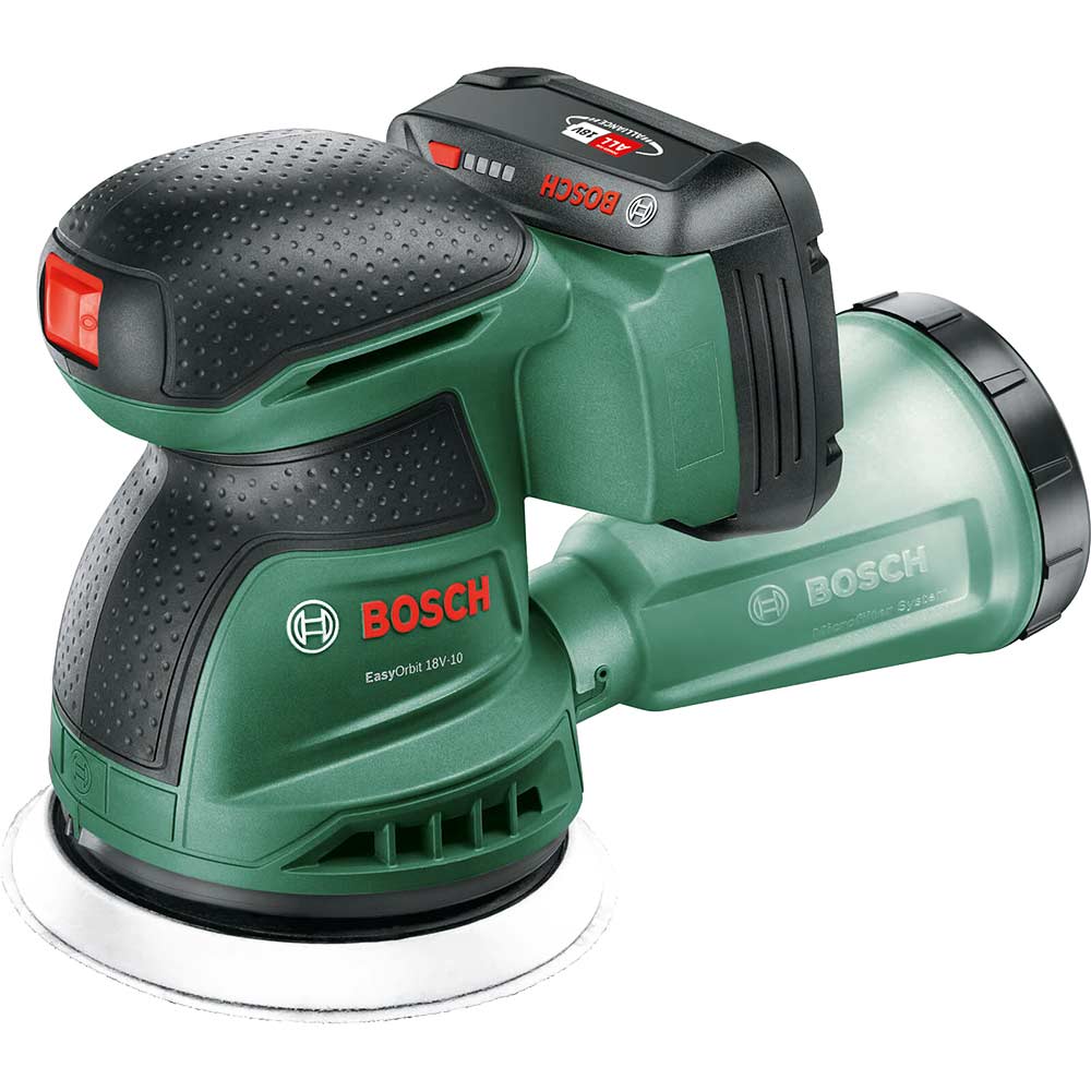 Bosch EASYORBIT 18V-10 P4A 18v Cordless Disc Sander 125mm | Disc Sanders