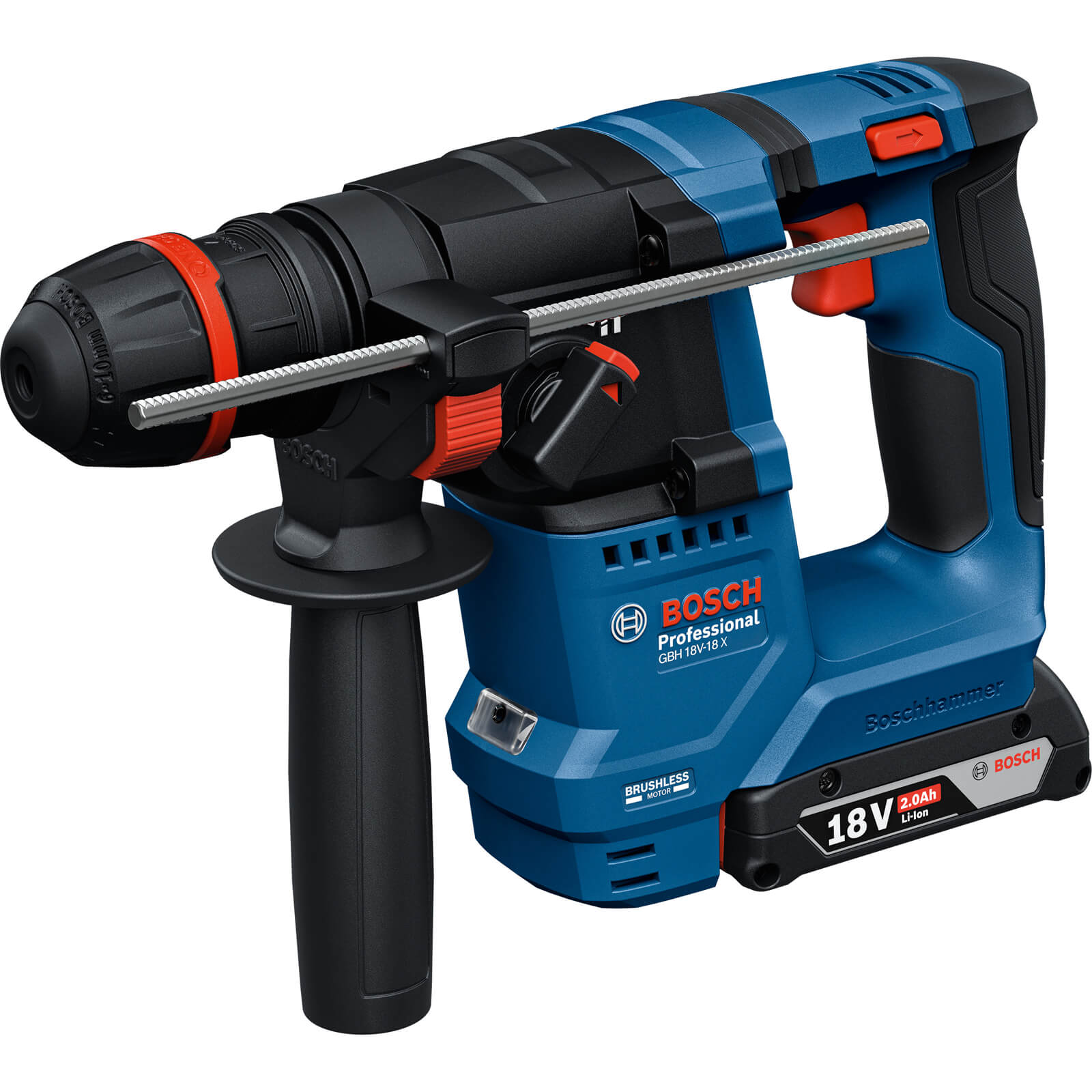 Bosch GBH 18V-18 X 18v Cordless SDS Plus Hammer Drill | Tooled-Up.com