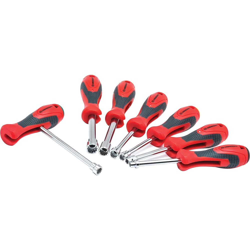 Crescent 7 Piece Quick Convert Universal Nut Driver Set | Nut Spinners