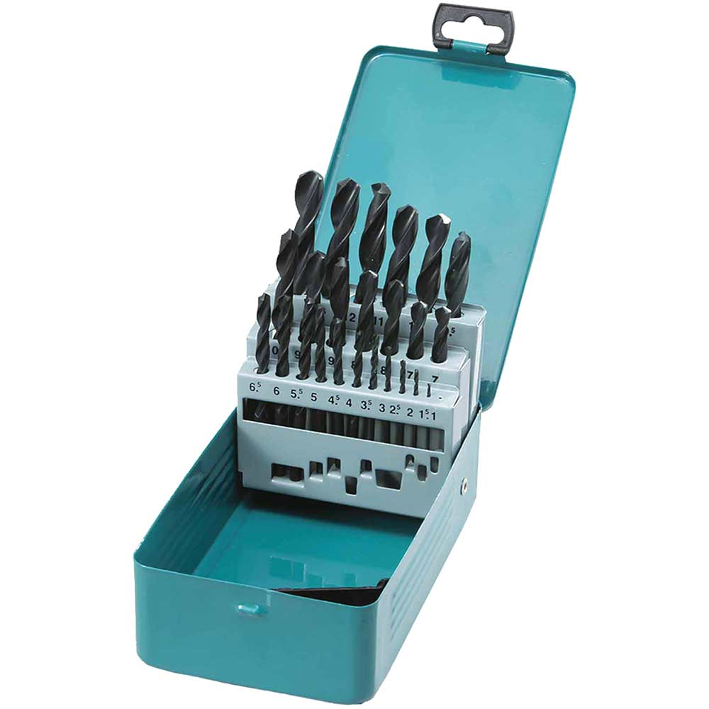 Makita 25 Piece HSS-R Drill Bit Set | HSS Drill Bits